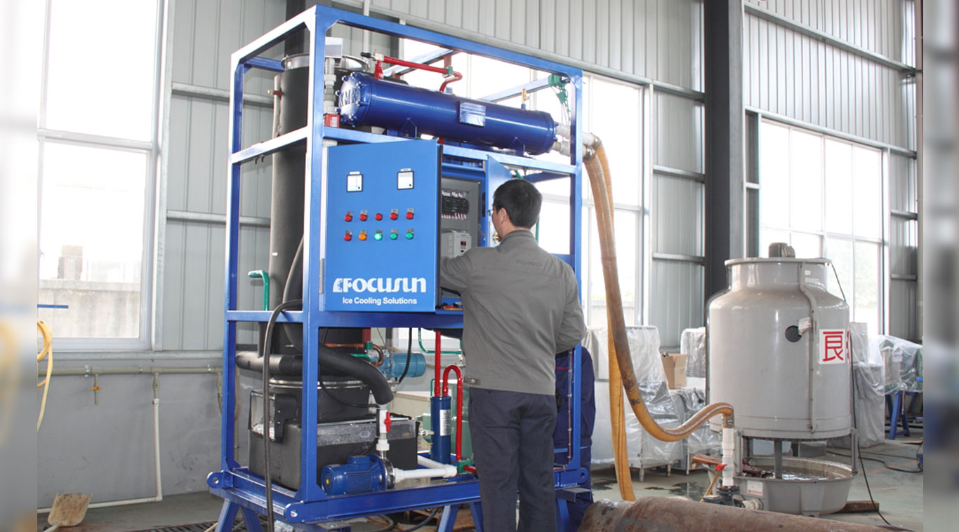 Focusun small capacity 8T per day tube ice maker
